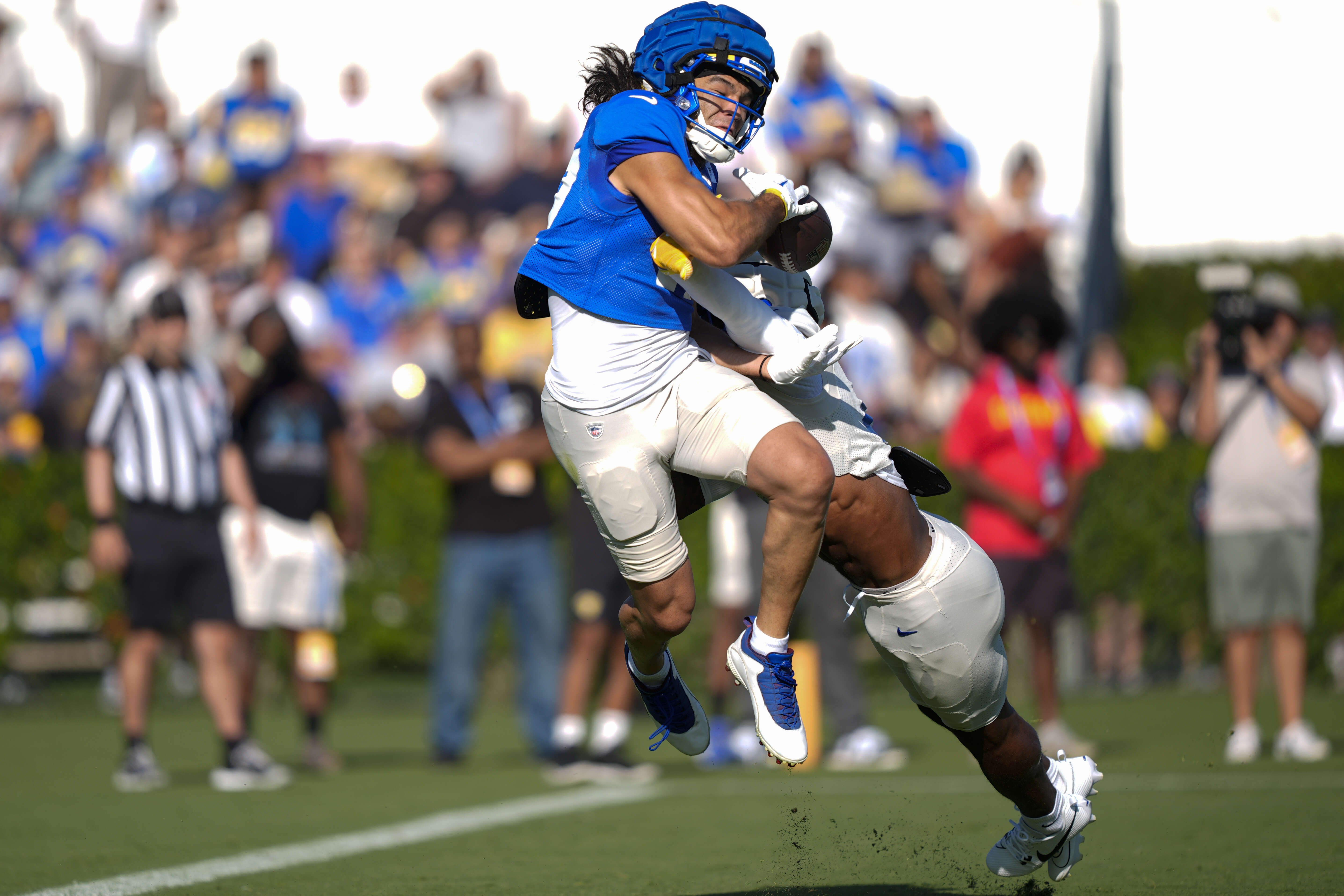 Rams WR Puka Nacua out with knee injury but should be ready for season ...