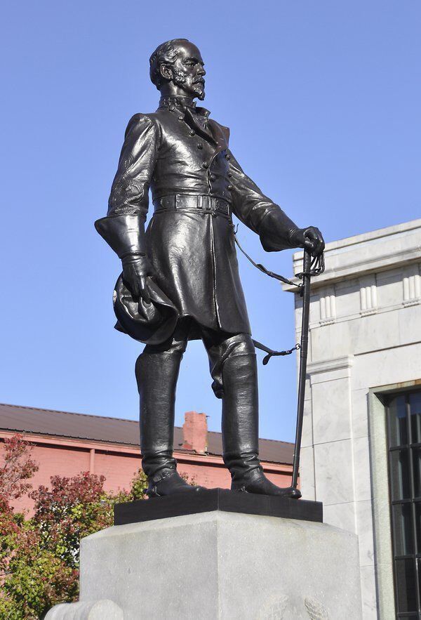Confederate general statue leaving downtown Dalton, relocating to ...
