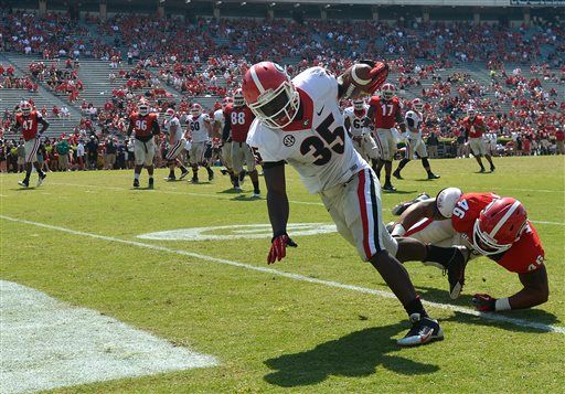 Turman emerging as tailback to watch for Georgia - Valdosta Daily Times ...