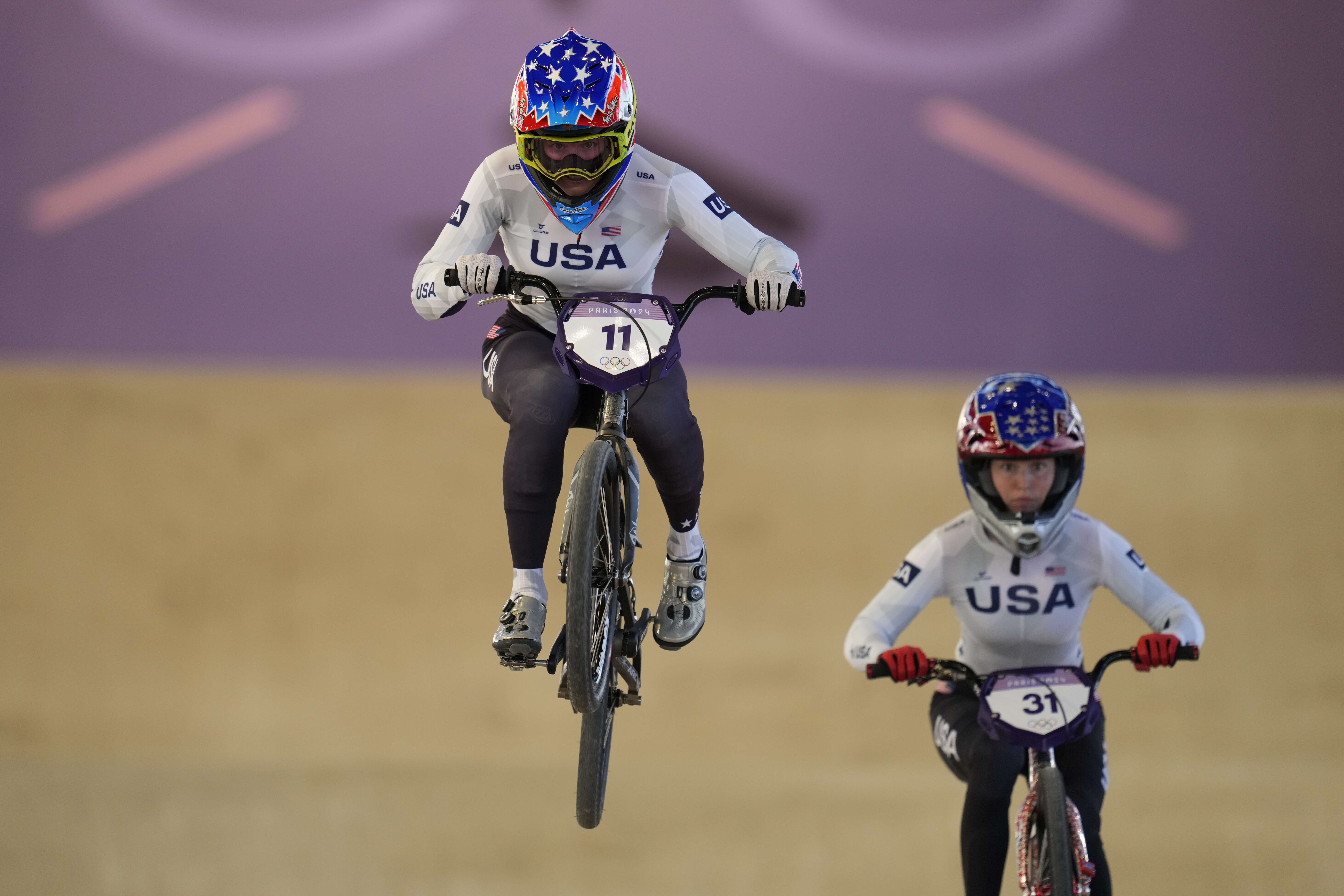 Joris Daudet leads a dominant French sweep of Olympic podium in BMX ...